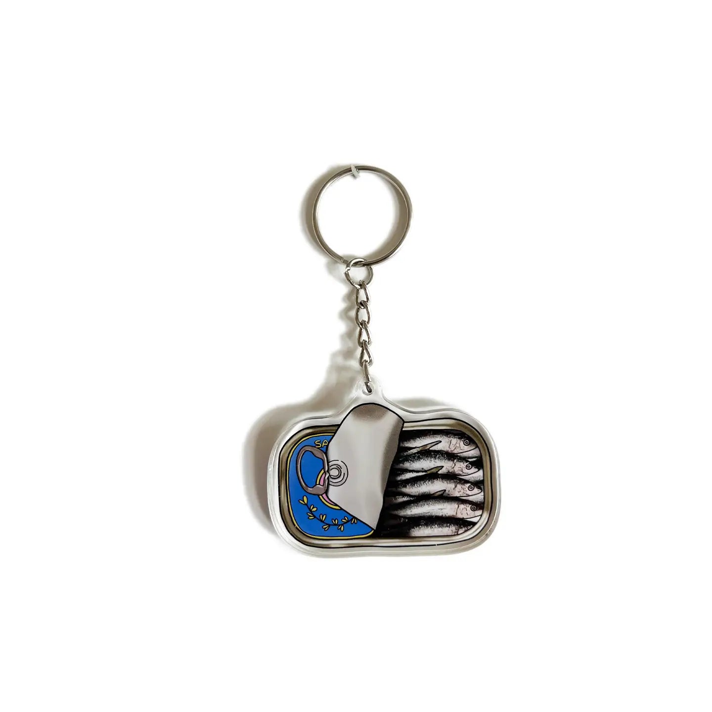 Retro Tinned Fish Sardine Keychain – Funktified